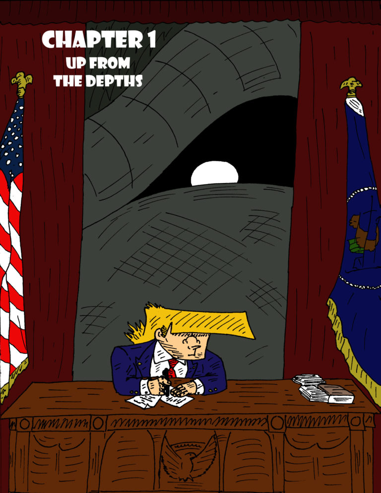 Godzilla vs Trump Comic – The Dusty Reel