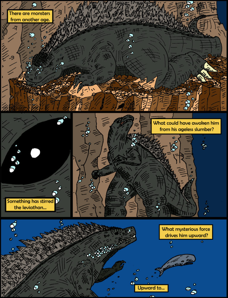 Godzilla vs Trump Comic – The Dusty Reel