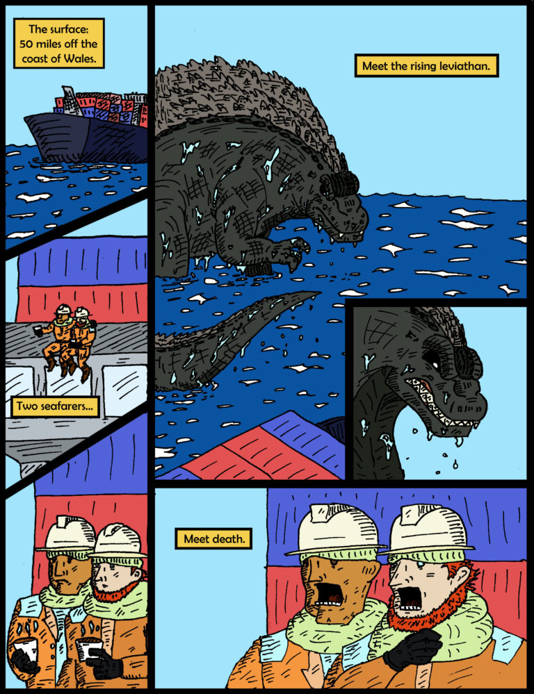 Godzilla vs Trump Comic – The Dusty Reel