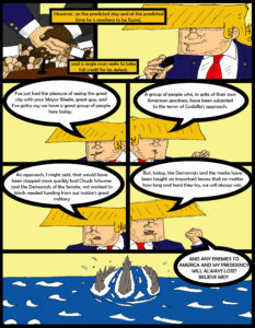 Godzilla vs Trump Comic – The Dusty Reel