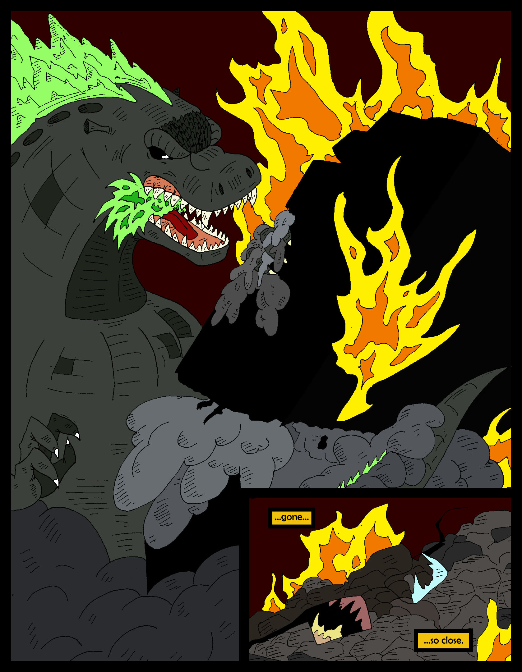 Godzilla vs Trump Comic – The Dusty Reel